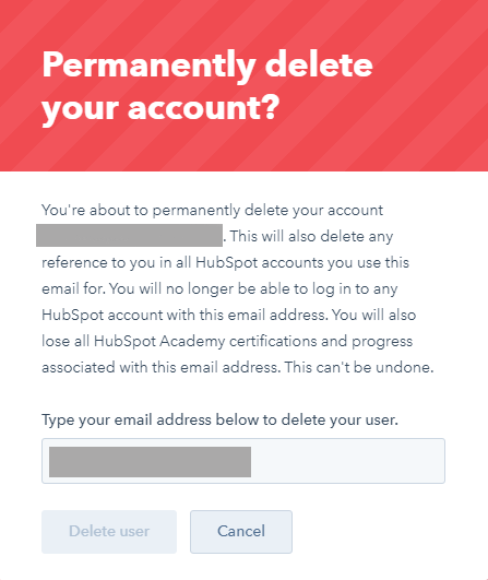 Removing users in HubSpot - different to simply Deactivating by why?
